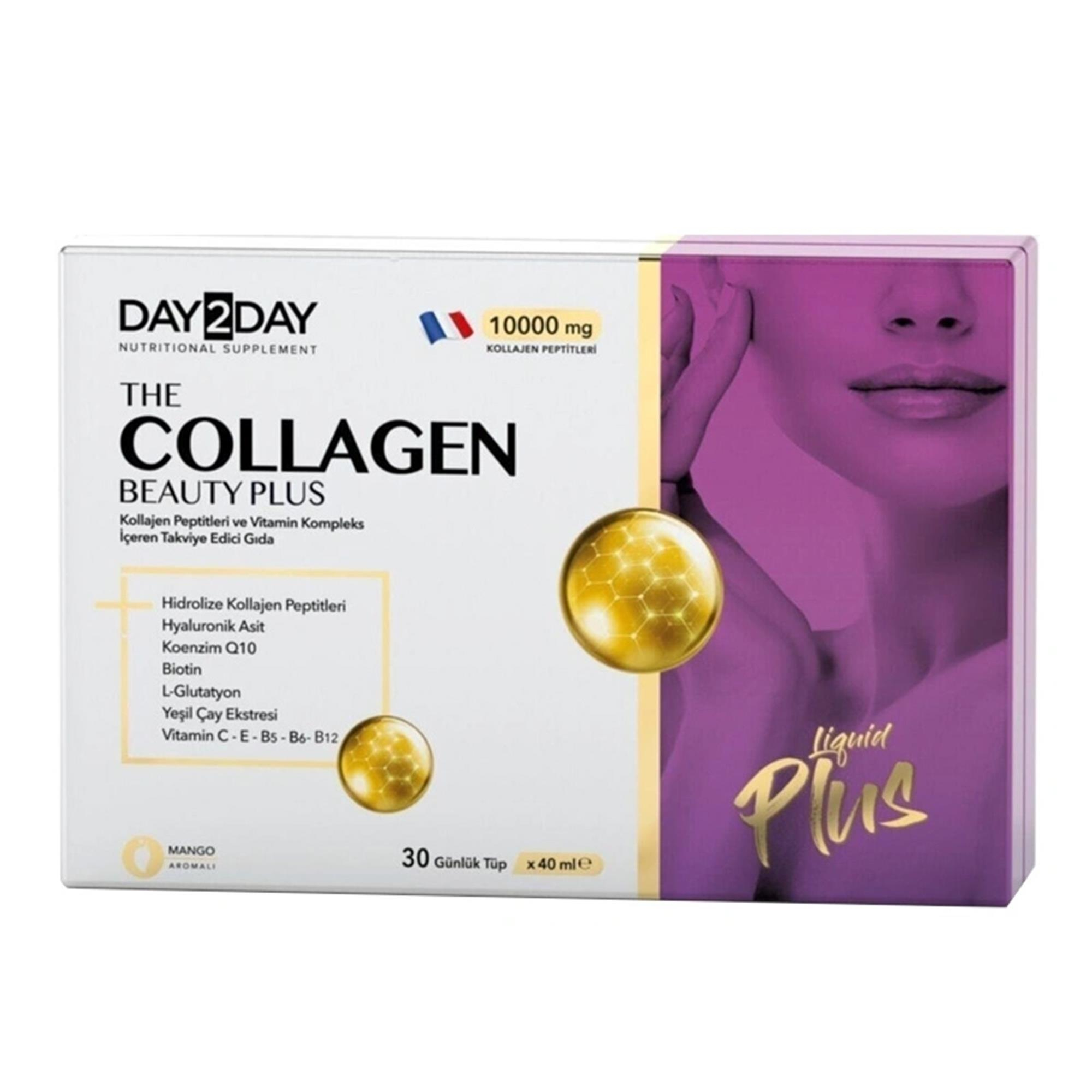Day2Day The Collagen Beauty Plus Takviye Edici Gıda 40 ml x 30 Adet Fiyatları VitaminSAN