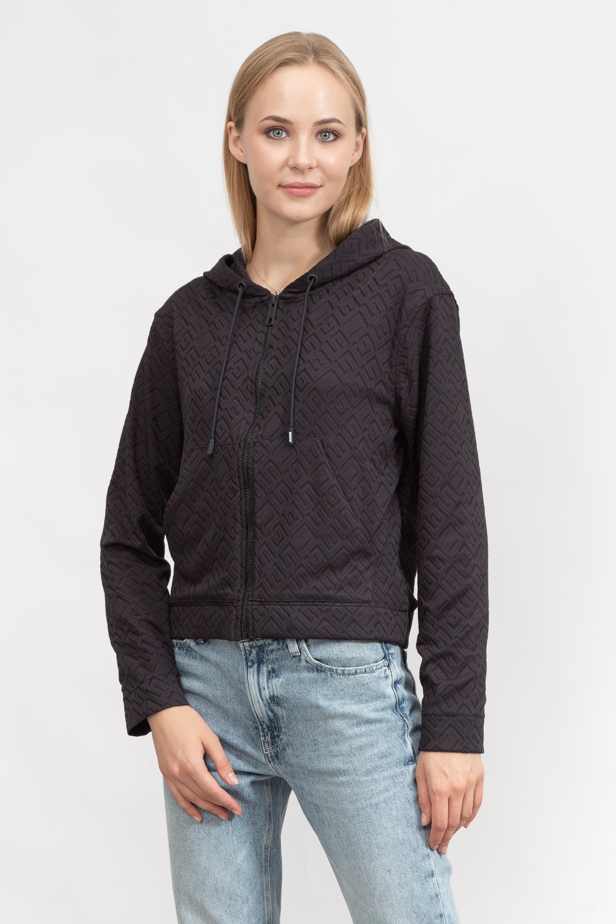 Guess Dana Ls Active Top Kadın Fermuarlı Sweatshirt