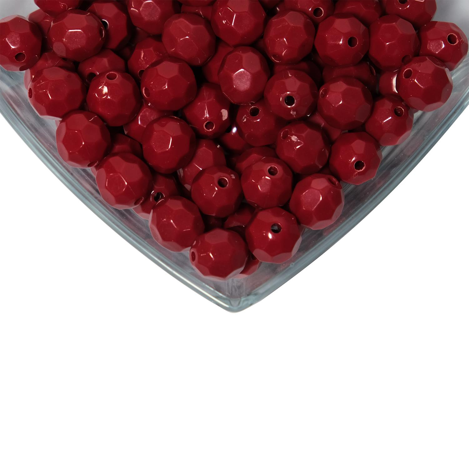 Mercan Rengi Plastik Boncuk 16 mm