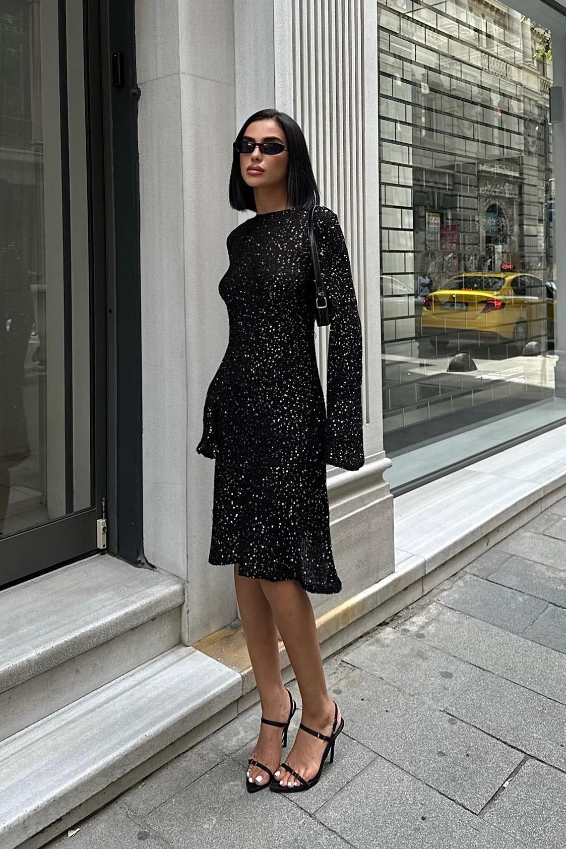 Lilian Sparkly Low-Rise Dress 2816