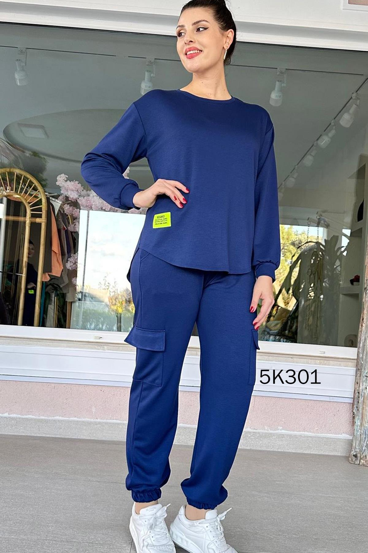 Neon Armalı Modal Kumaş Takım