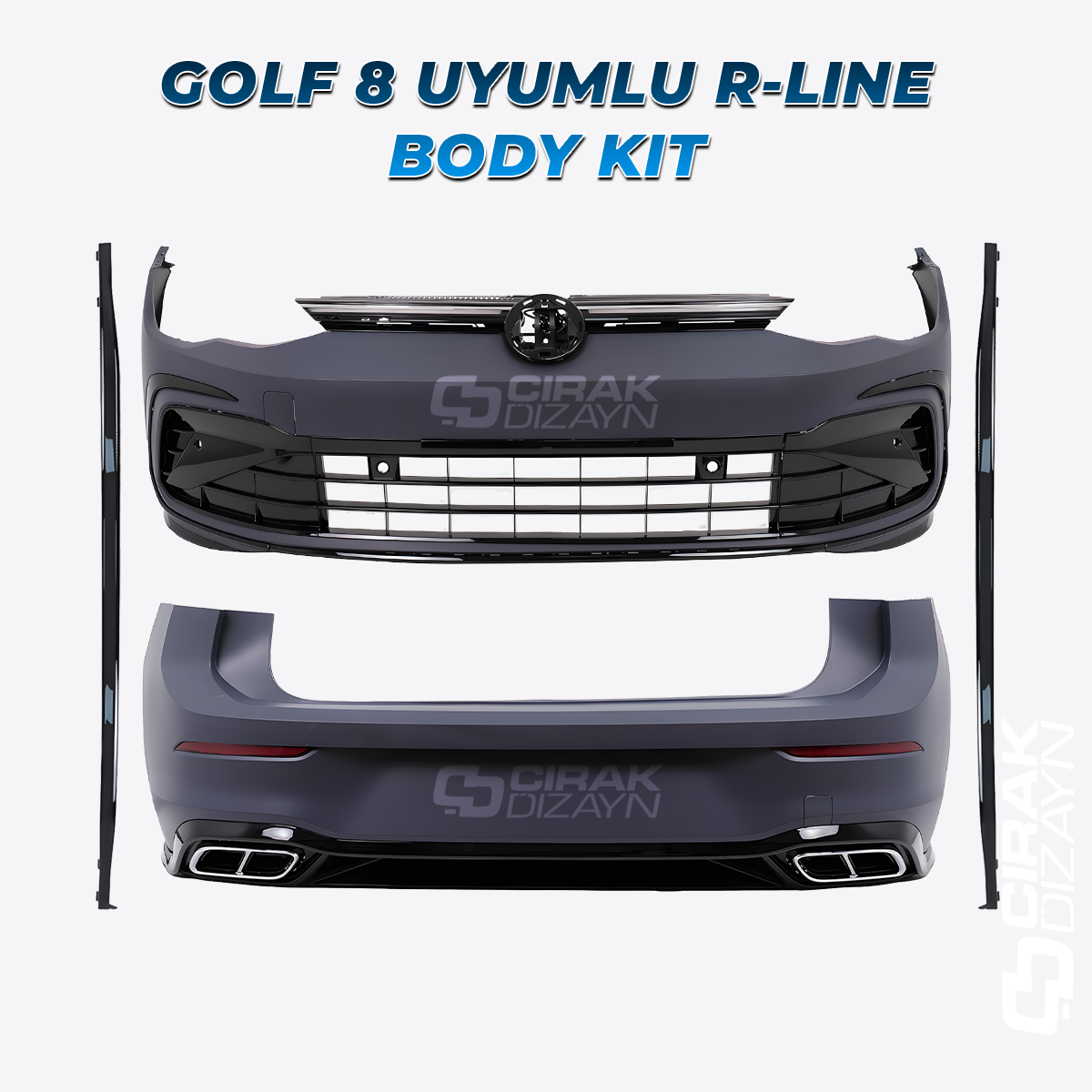 Volkswagen Golf 8 Uyumlu R Line Body Kit