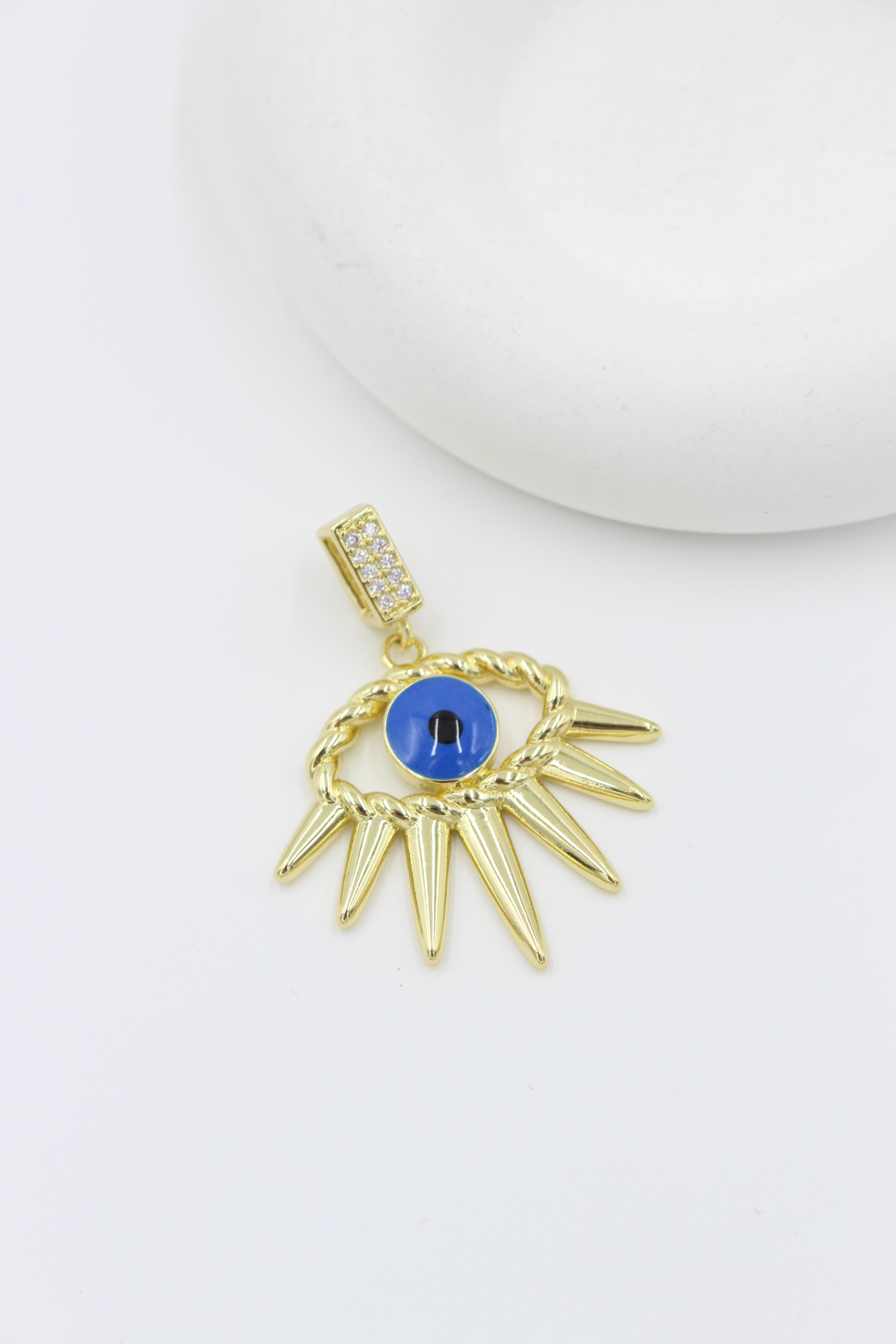 Ok Detay Göz Model Kolye Ucu (27mm)