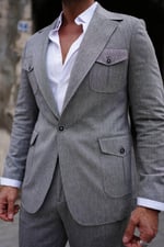 SPANISH COLLAR SAFARI SUIT