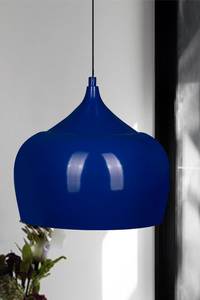 Bamyum Çember Lacivert Metal Avize