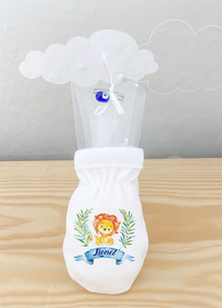 İsme Özel Tül Keseli Eldiven Safari Aslan - Tuğba Kuğu