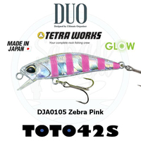 Duo Tetra Works Toto 42 DJA0105 Zebra Pink