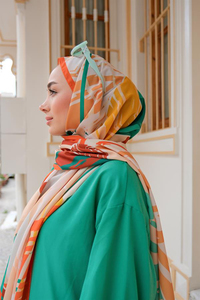 Sekil Desenli Şal KIREMIT