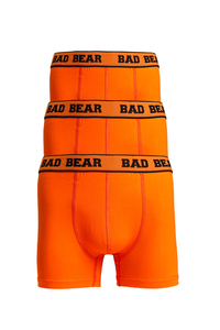 Basic Orange 3-Pack Men's Boxers | BAD BEAR