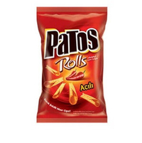 Patos Rolls Acı Kırmızı Biber Aromalı Cips
