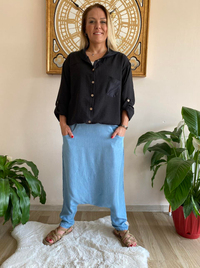 410842 File Detaylı Salaş Model Gömlek Ceket Siyah