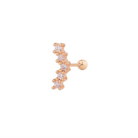 Mini Five Stone Tragus Earring Price - Ametist İstanbul