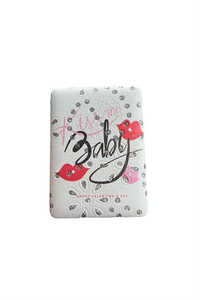 Takıştır Bijuteri Online | Kiss Me Baby Yazılı Cep Ayna