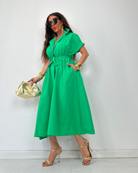 Cipsy Elbise Yeşil