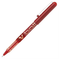 Pilot V-Ball Liquid Ink Rollerball Pen 0.5 mm Red