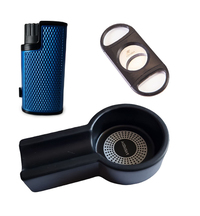 FULL PURO SET 3 Torch Puro Çakmak, M Kesici, Tekli Puro Küllük Siyah ...