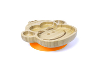 Jellyboon Bambu Maymun Vakumlu Tabak Turuncu - Minimoda