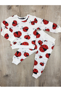Toprak Tekstil(2-7 Yaş) Uğur Böceği Desenli Mevsimlik Takım