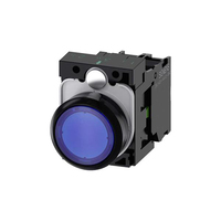Siemens 3SU1102-0AB50-1BA0 Işıklı Buton Mavi Led 1 Na 24V Ac/Dc