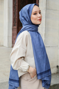 Monogram Desenli Şal Modelleri | Hint İpek