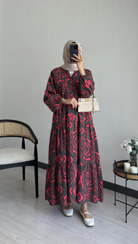 Sely Elbise Kırmızı