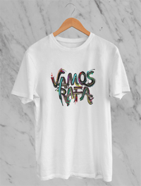 Vamos Rafa Beyaz T-shirt