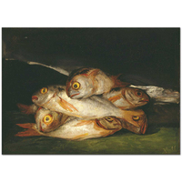Still Life with Golden Bream by Francisco de Goya as an Art Print ...