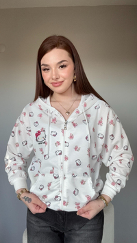 İconic Hello Kitty Hırka Beyaz