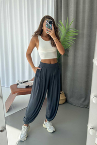 Şalvar Modal Eşofman - Antrasit | minetanbutik.com.tr