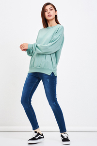 Basic Salaş Sweat Mint - Mossta