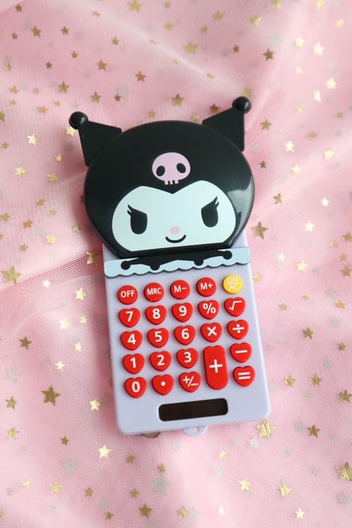 Kuromi Mini Calculator Portable
