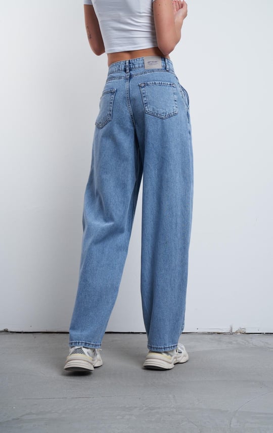 Boyfriend Jean Pantolon Mavi Ambar Giyim