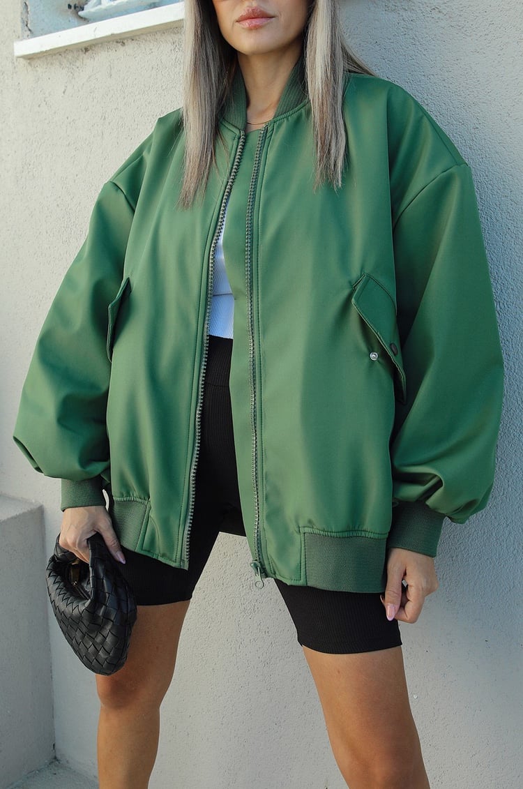 Yeşil Bomber Mont - HAVOŞ